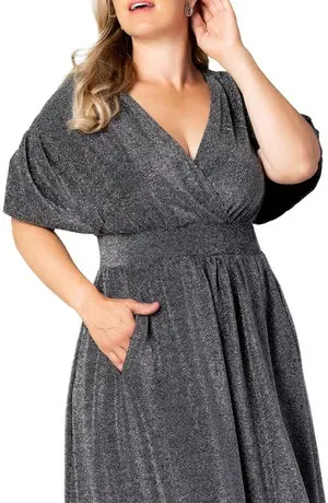 KIYONNA Geneva Metallic Gown