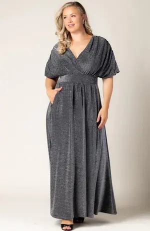 KIYONNA Geneva Metallic Gown
