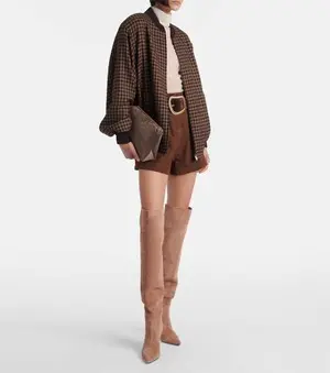GIANVITO ROSSI Hansen 85 Leather Knee-high Boots