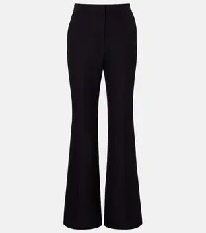Givenchy Mid-rise Wool Flared Pants