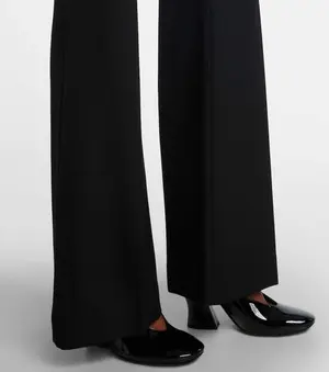 Givenchy Mid-rise Wool Flared Pants