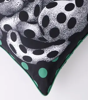 FORNASETTI High Fidelity Printed Silk Cushion