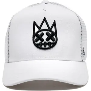 CULT OF INDIVIDUALITY Embroidered Logo Trucker Hat - White
