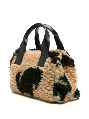 MSGM Faux-fur Tote Bag
