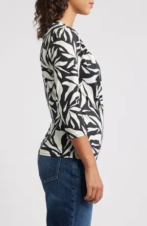 Loveappella Faux Wrap Top