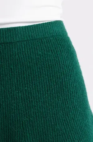 French Connection Vhari Sweater Miniskirt - Evergreen