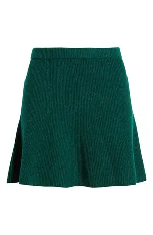 French Connection Vhari Sweater Miniskirt - Evergreen