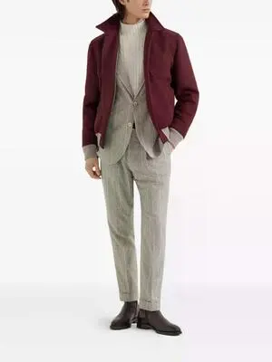 Brunello Cucinelli Deconstructed Cavallo Blazer - Neutrals