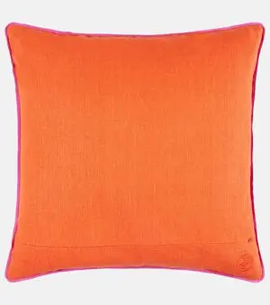 Jonathan Adler Playa Coral Linen Cushion