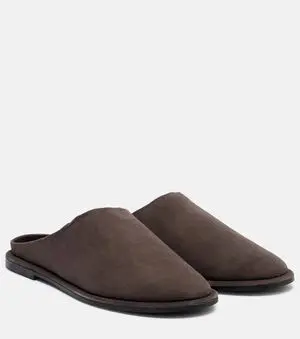 A.emery Spencer Suede Mules - Brown