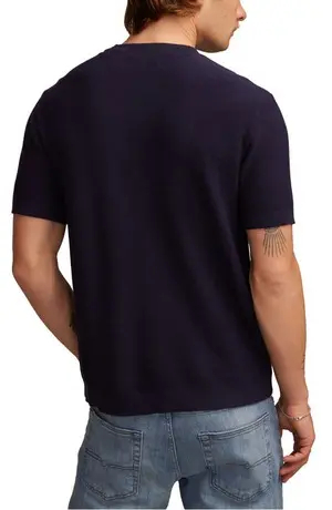 Lucky Brand Ribbed Short Sleeve Sweater