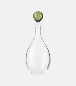 CABANA Demetra Large Glass Bottle - Transparent