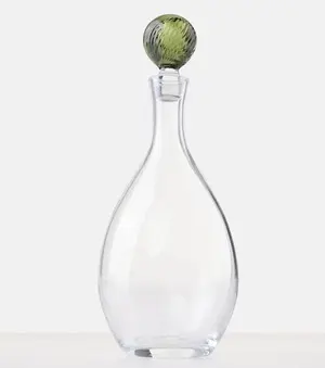 CABANA Demetra Large Glass Bottle - Transparent