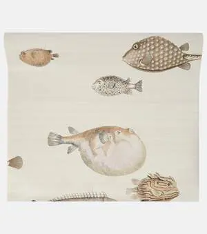 FORNASETTI X Cole & Son Acquario Printed Wallpaper - Neutrals