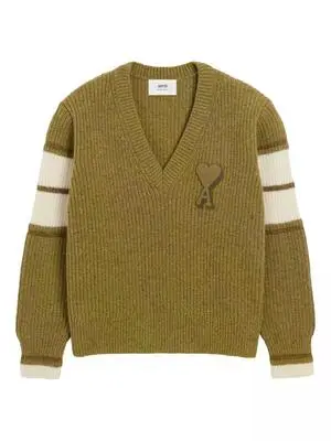 AMI Paris College Wool Sweater