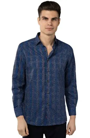 LUCHIANO VISCONTI Circle Shirt - Navy