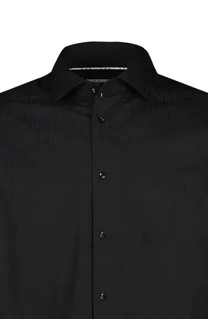 LUCHIANO VISCONTI Alligator Jacquard Shirt