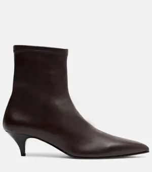 A.emery Ophelia Leather Ankle Boots - Brown