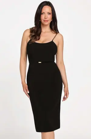 MARCIANO Ella Chain Link Strap Dress