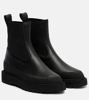 Le Monde Beryl Dolomite Leather Chelsea Boots - Black