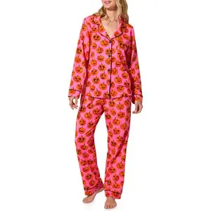 BEDHEAD PAJAMAS Stretch Organic Cotton Pajamas - Jolly Jack-o-lantern