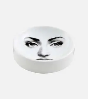 FORNASETTI Tema E Variazioni N.6 Porcelain Ashtray - White