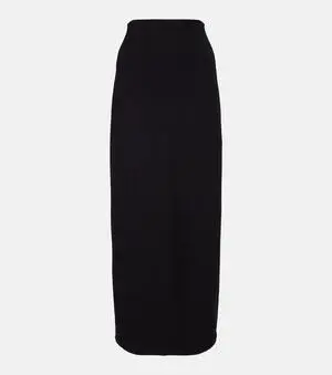 LESET Rio High-rise Maxi Skirt - Black