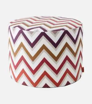 Missoni Watamu Zigzag Pouf - Multicoloured