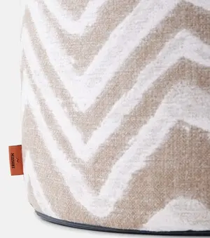 Missoni Graffiti Zigzag Pouf - Beige