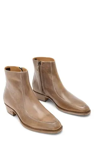 John Varvatos Stacked Heel Boots For Men