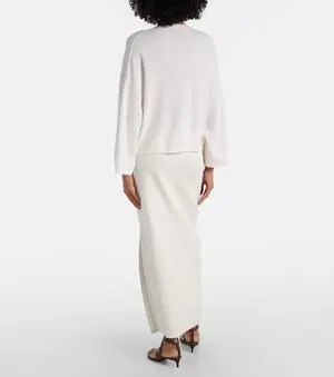 Khaite Darcy Cashmere Top - White