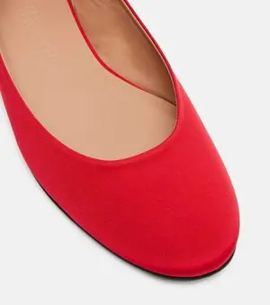 Attico Cloe Ballet Flats - Red