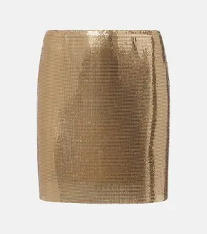 Versace Metallic Skirts