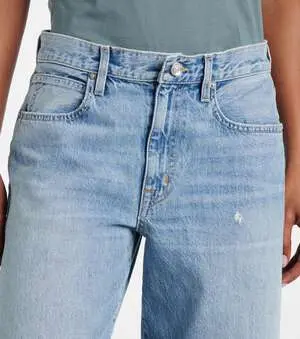 SLVRLAKE Ella Mid-rise Barrel-leg Jeans