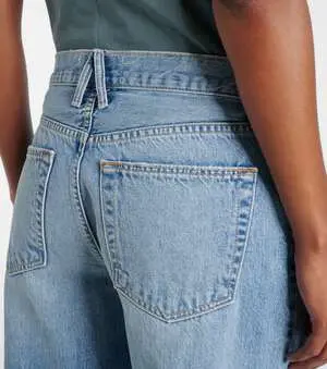 SLVRLAKE Ella Mid-rise Barrel-leg Jeans