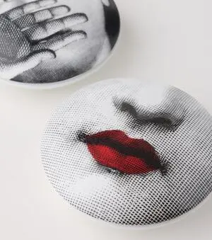 FORNASETTI Tema E Variazioni Porcelain Container - Multicoloured