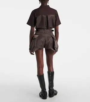 Sacai Technical Twill Cargo Shorts