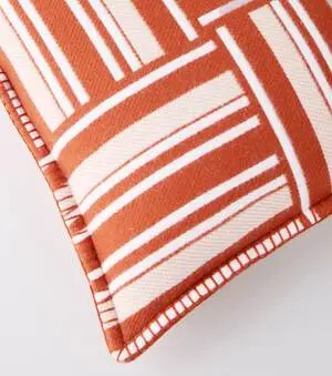 Loro Piana Jacquard Wool And Cashmere Cushion