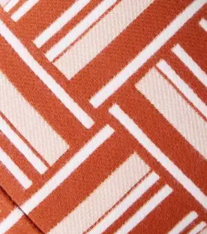 Loro Piana Jacquard Wool And Cashmere Cushion