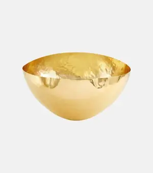 TOM DIXON Bash Vessel Large -plated Brass Bowl - Gold
