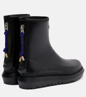 Sacai Logo Ankle Boots