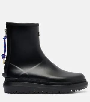 Sacai Logo Ankle Boots