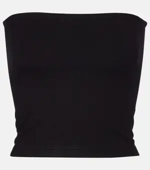 LESET Rio Jersey Tube Top - Black