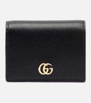 Gucci Gg Marmont Leather Wallet - Black
