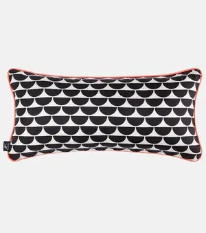 FORNASETTI Pesci Printed Silk Cushion - Multicoloured