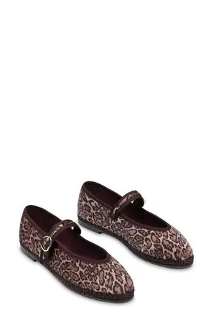 FLABELUS Pierre Mary Jane Flat - Brown