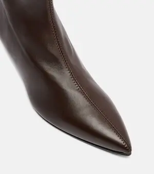 A.emery Ophelia Leather Ankle Boots - Brown