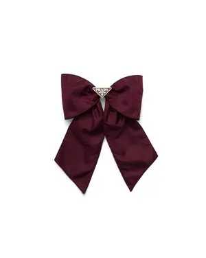 Prada Bow Hair Clip - Red