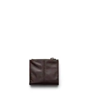 Prada Small Leather Wallet - Brown