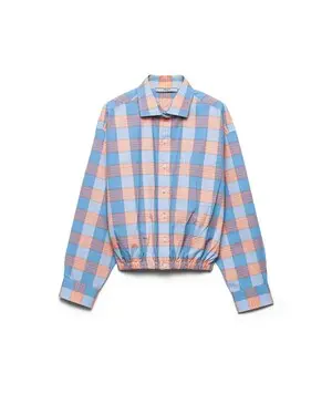 Prada Checked Poplin Shirt - Pink